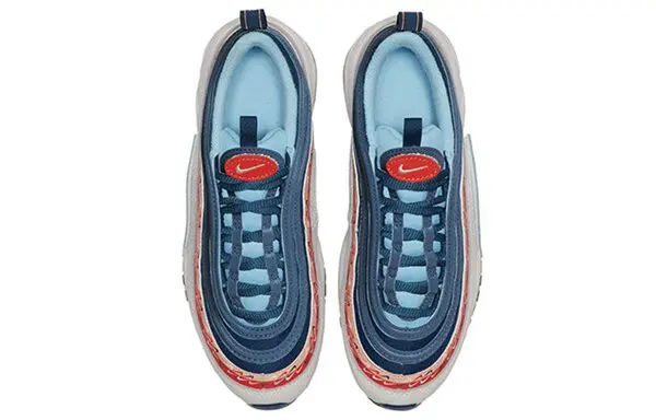 Nike Max 97 "swoosh Chain - Blue/red