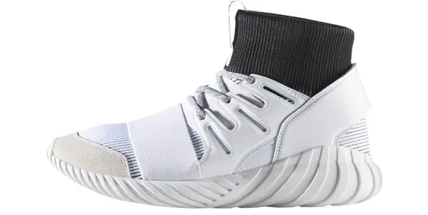 Adidas Tubular Doom High Top Sneakers - White