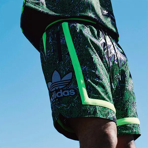 Adidas Originals X Sankuanz Crossover Double Sided Sports Shorts - Black