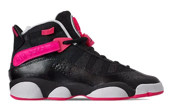 JORDAN 6 Rings High Top Basketball Shoes - Black