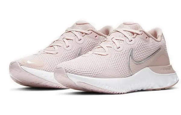 Nike Renew Run Athletic Sneakers - White/pink