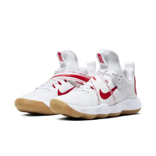 Nike React Hyperset Athletic Sneakers - White/red