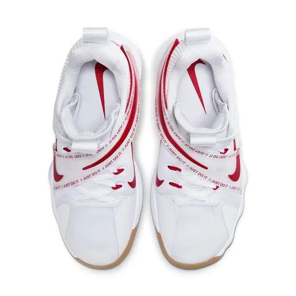 Nike React Hyperset Athletic Sneakers - White/red
