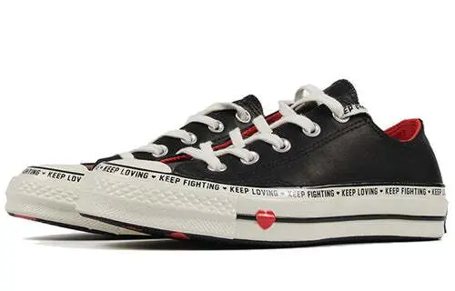 CONVERSE Chuck 70 Low "love Graphic" Sneakers - Black