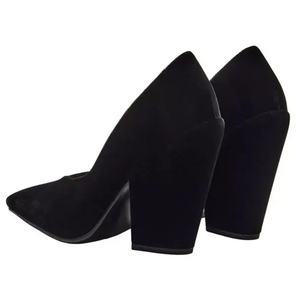 Onitsuka Tiger Rodeo Velvet Pumps - Black