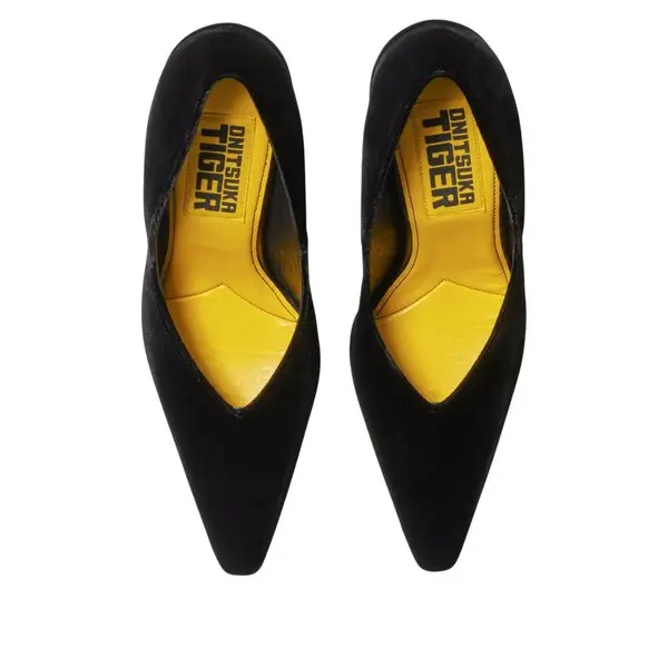 Onitsuka Tiger Rodeo Velvet Pumps - Black