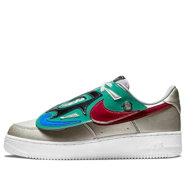 Nike Force 1 '07 Lv8 'lucha Libre' Sneakers - Goldsilver