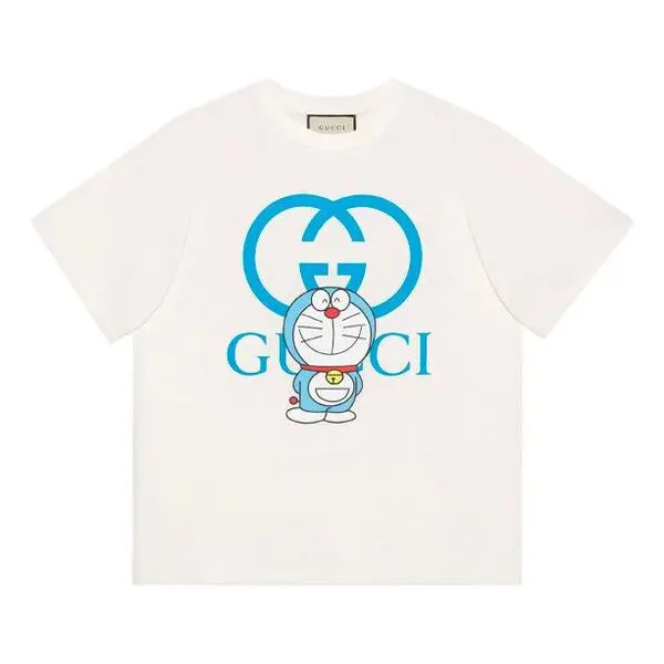 Gucci X Doraemon Graphic T-shirt - White/blue