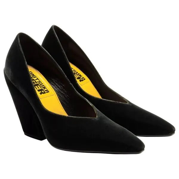 Onitsuka Tiger Rodeo Velvet Pumps - Dark Grey