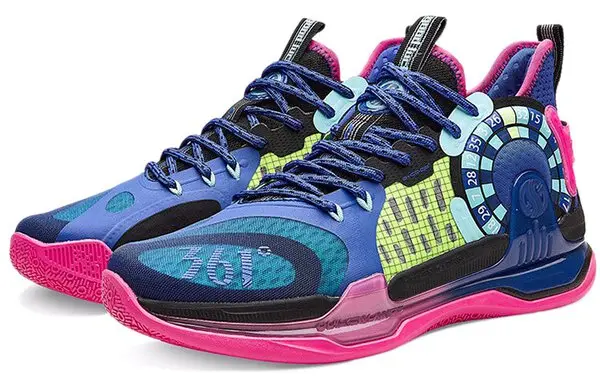 361 DEGREES Ag1 Se Athletic Sneakers - Blue/pink
