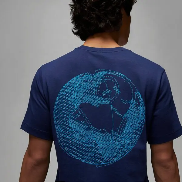 JORDAN Dri-fit Sport Dome Graphic T-shirt 'midnight Navy