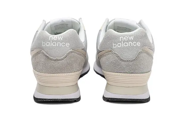 NEW BALANCE 574 Low Top Sneakers - Gray/cream