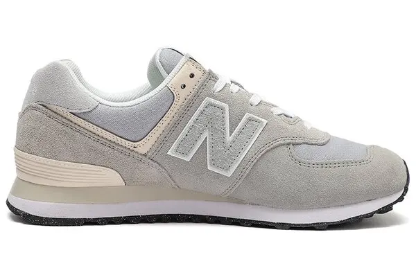 NEW BALANCE 574 Low Top Sneakers - Gray/cream