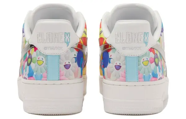 Nike X Rtfkt X Takashi Murakami Air Force 1 Low 'murakami Drip - Multi-color/metallic Silver