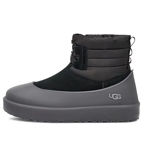 UGG Classic Mini Lace-up Weather Boots - Black