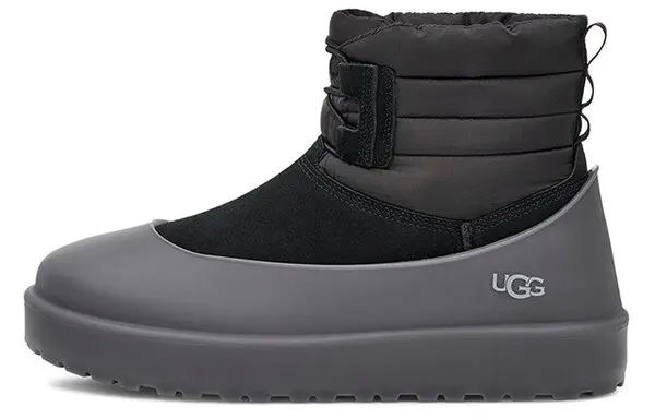 UGG Classic Mini Lace-up Weather Boots - Black