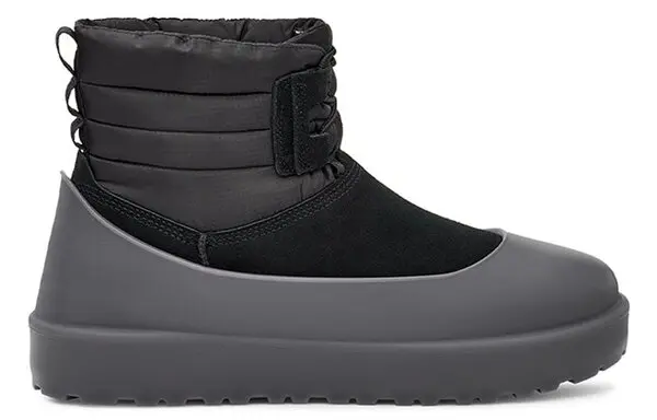 UGG Classic Mini Lace-up Weather Boots - Black