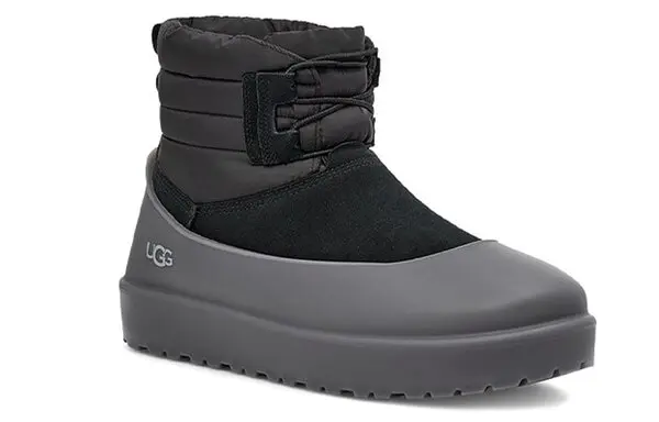 UGG Classic Mini Lace-up Weather Boots - Black