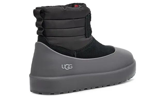 UGG Classic Mini Lace-up Weather Boots - Black