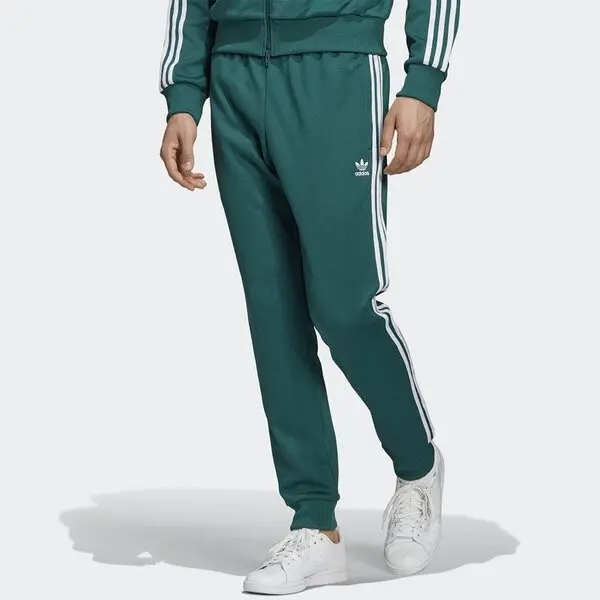 Adidas Originals Sst Tp Logo Embroidered Sports Pants - Green