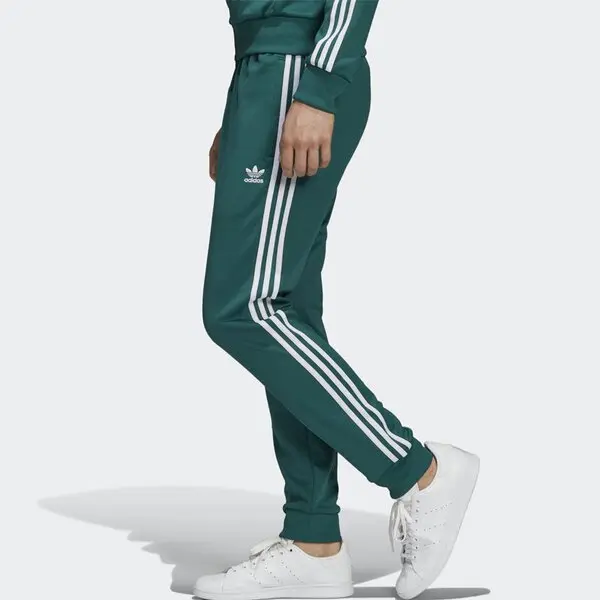 Adidas Originals Sst Tp Logo Embroidered Sports Pants - Green