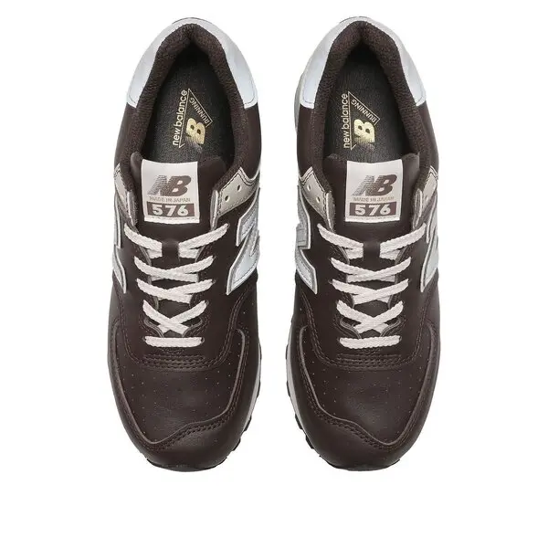 NEW BALANCE 576 Made In Japan Sneakers - Brown/grey