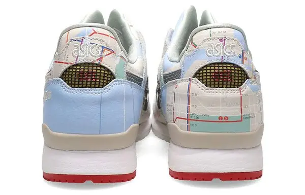 Asics X Atmos Gel-lyte 3 Og 'nyc Subway' Sneakers - White/blue