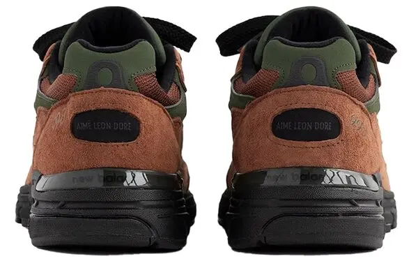 NEW BALANCE X Aimé Leon Dore 993 Made In Usa Sneakers - Brown