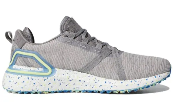 Adidas Solarthon Primegreen Spikeless Golf Shoes - Grey/blue