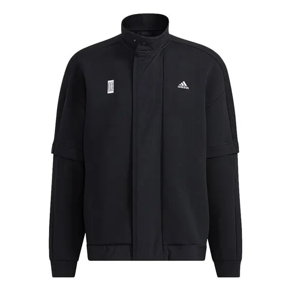 Adidas Wj Kn Mid Casual Sports Jacket - Black