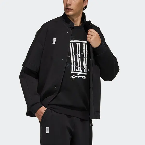 Adidas Wj Kn Mid Casual Sports Breathable Jacket
