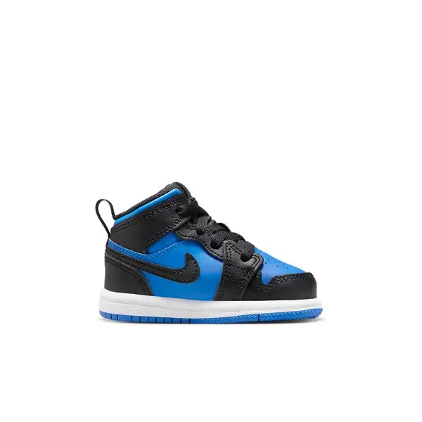 JORDAN Air 1 Mid Sneakers - Black/royal Blue/black