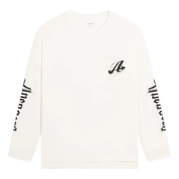 LI-NING X Marvel Graphic Sweatshirt - White/black