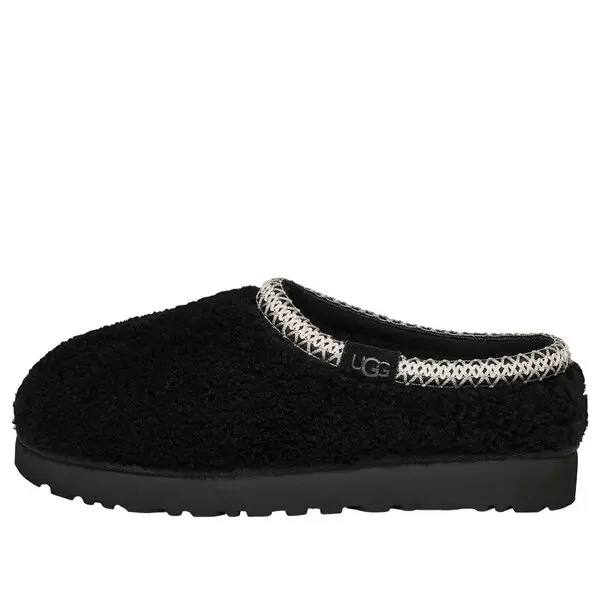 UGG Tasman Maxi Curly Slipper - Black