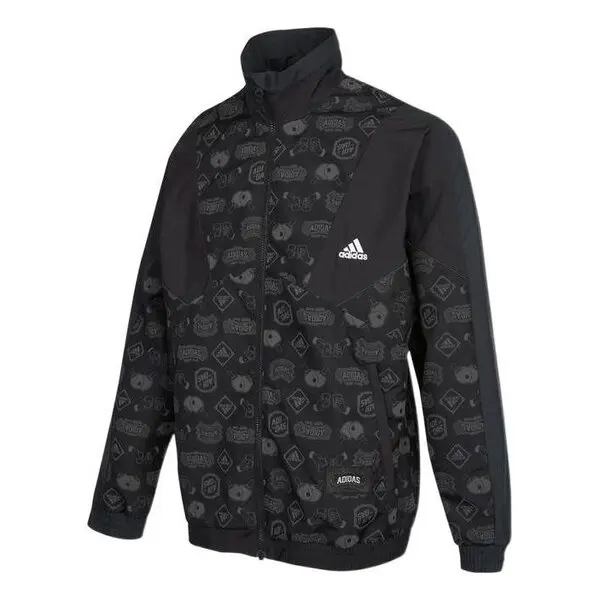 Adidas Logo Printed Zip-up Track Jacket - Default Color
