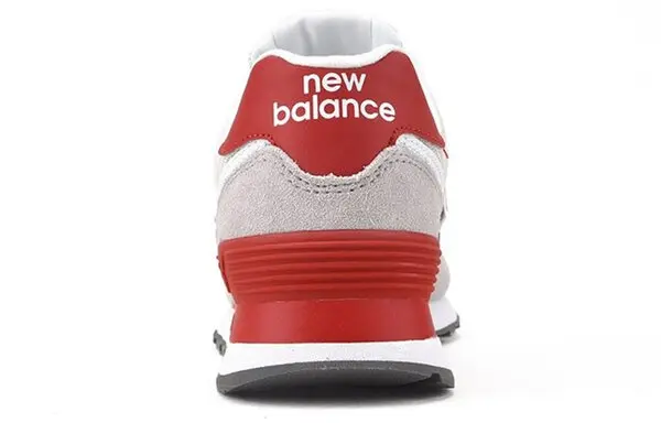 NEW BALANCE 574 Series Sneakers - Gray/red