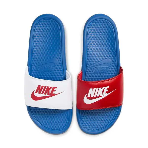 Nike Benassi Jdi Slides - Bluewhitered
