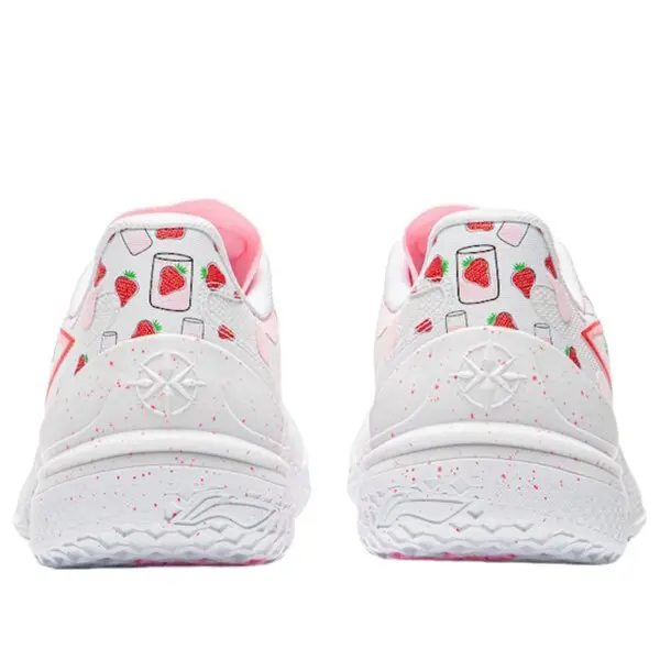 LI-NING Blade 5 "strawberry Milkshake" Sneakers - White/pink
