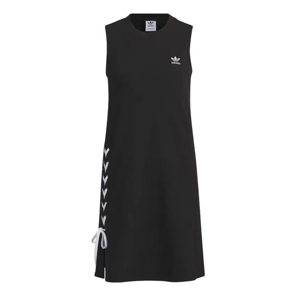 Adidas Originals Sleeveless Logo Dress - Black/multi-color