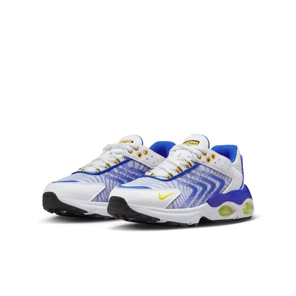 Nike Max Tw "racer Blue" Low Top Sneakers - White/blue/yellow