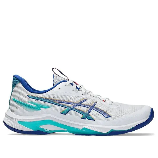 Asics Netburner Ballistic Ff 4 Athletic Sneakers - White/blue