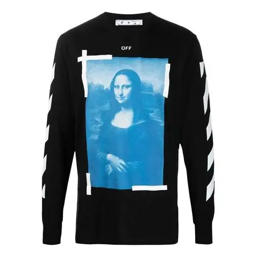 Off-White Mona Lisa Long-sleeve T-shirt - Black