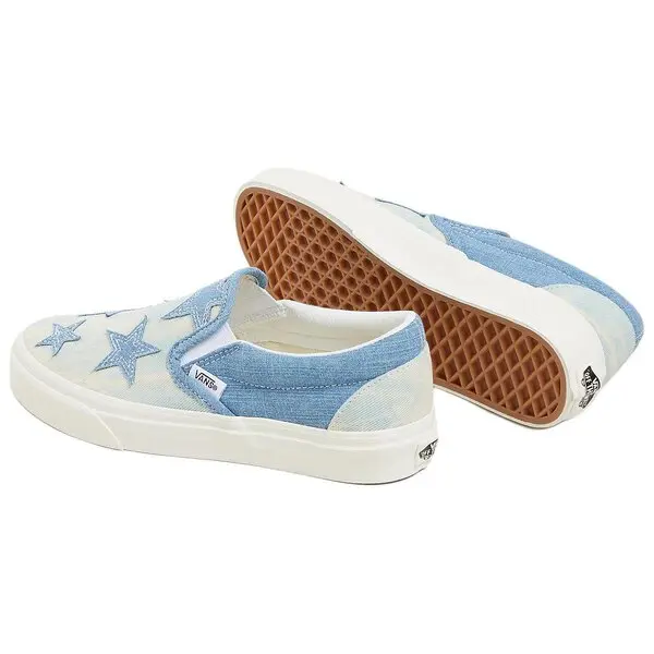 VANS Classic Slip-on Sneakers - Blue/white
