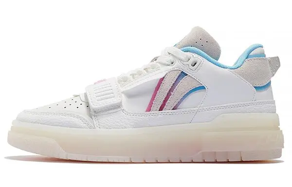 LI-NING Badfive Rookie Low Top Sneakers - White/beige/blue