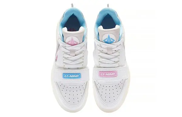 LI-NING Badfive Rookie Low Top Sneakers - White/beige/blue