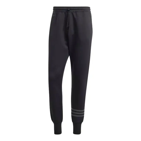 Adidas Originals Street Neuclassics Cuffed Sweat Pants Asia Sizing - Black