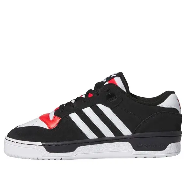 Adidas Rivalry Low "cat In The Hat" Sneakers - Core Black/cloud White
