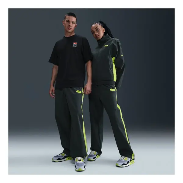 Nike X Patta Track Pants Asia Sizing 'black Cyber - Black/cyber
