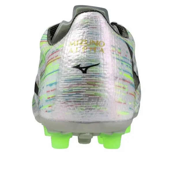 Mizuno Alpha 2 Elite Ag - Silver/neon
