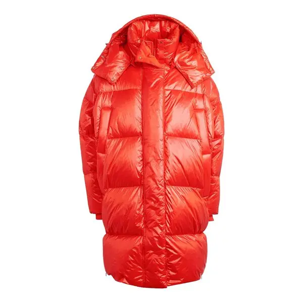 Adidas Originals Padded Long Jacket - Orange